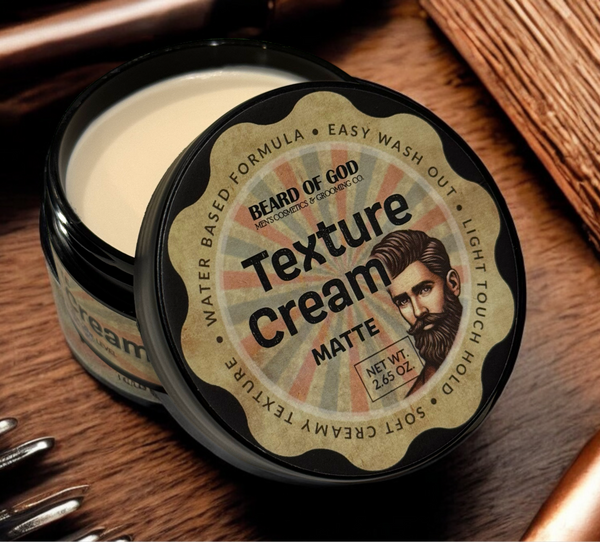 Soft Texture Hair Cream | Matte Finish & Flexible Hold | Beard of God
