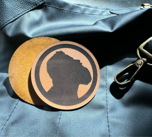 B.O.G Leather Patch | 3" Genuine Leather Patch | Beard of God